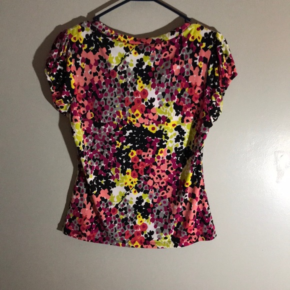 Worthington | Tops | A Colorful Polyester Top | Poshmark